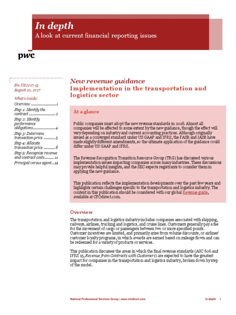 PWC Revenue From Contracts With Customers | PDF | Frequent Flyer ...