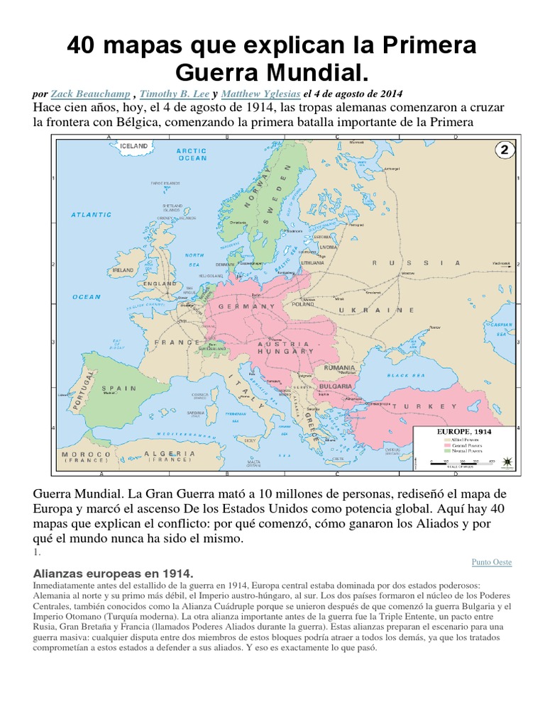 40 Mapas Primera Guerra Mundial | Guerra de trincheras | Primera Guerra Mundial