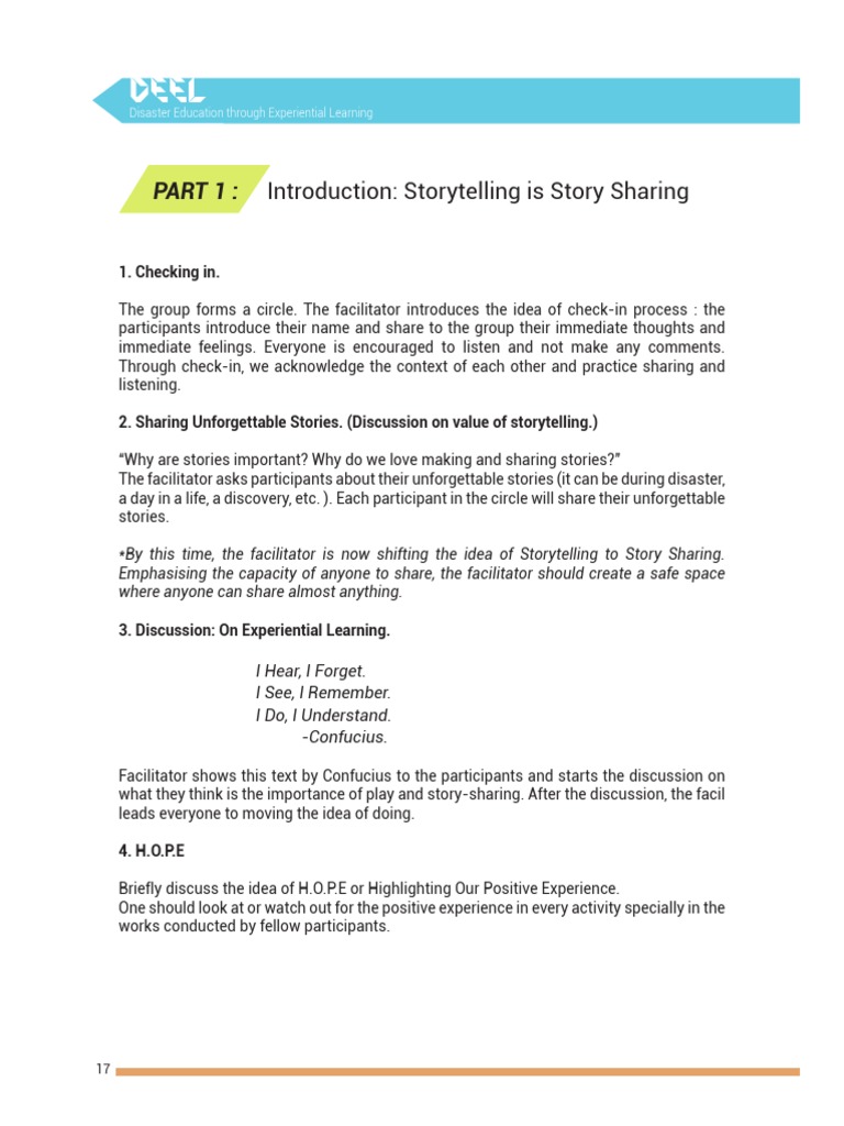 Storytelling Workshop Module | PDF | Storytelling | Puppets
