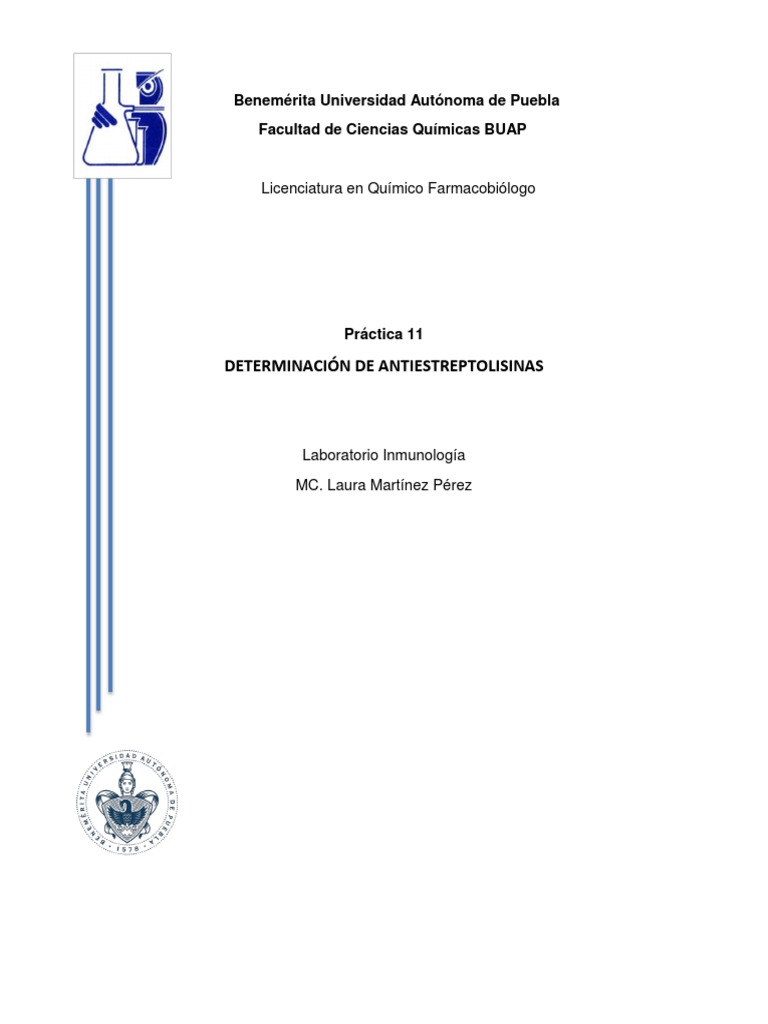 Determinación de Antiestreptolisinas O | PDF | Estreptococo | Anticuerpo