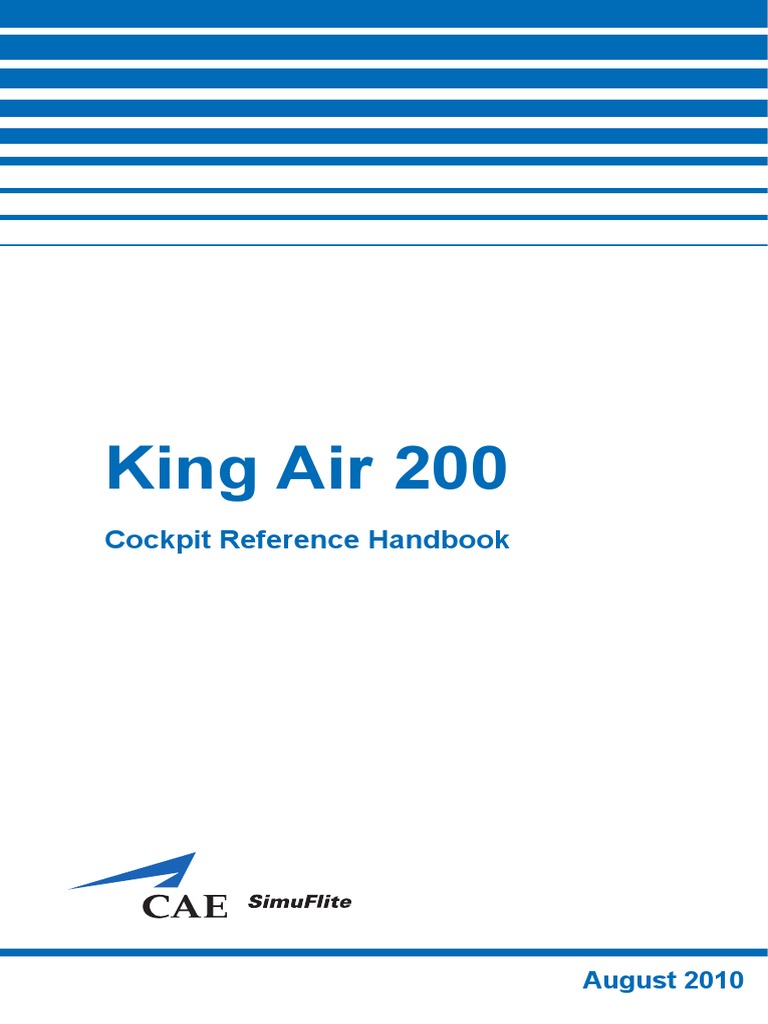 BE20 Cockpit Reference PDF | PDF | Air Conditioning | Cockpit