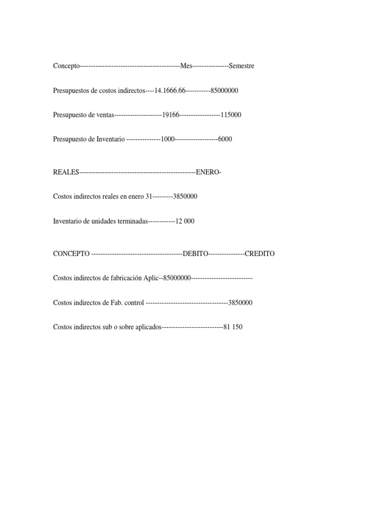 Taller Sobre Cif Resuelto | PDF