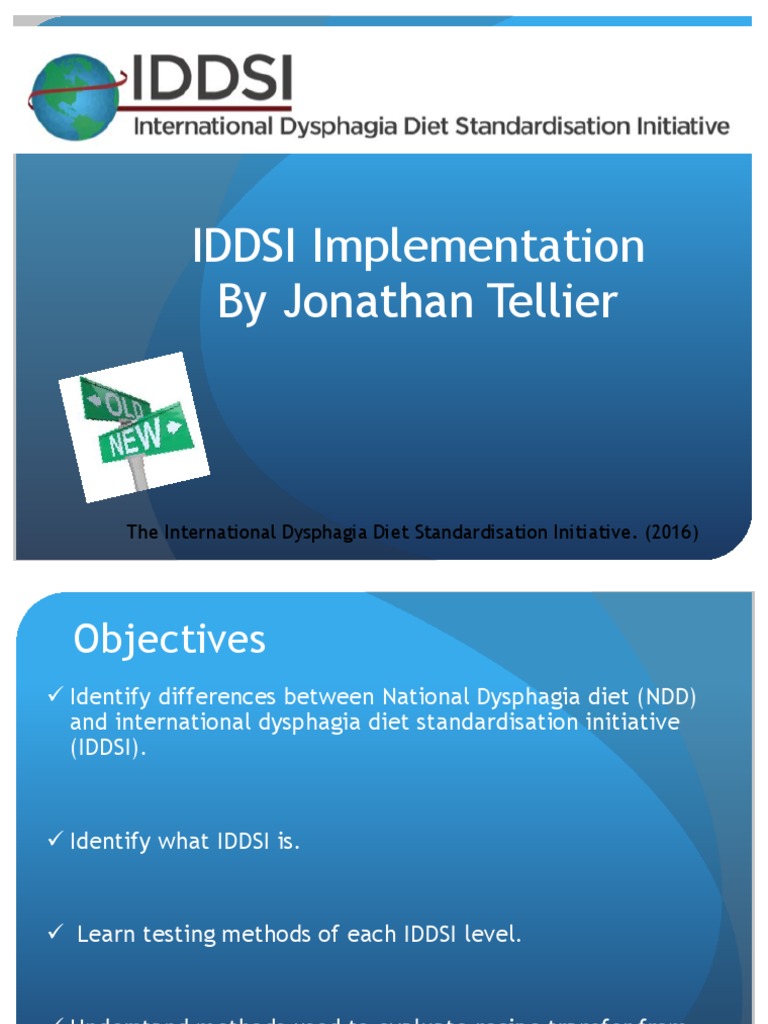 Iddsi Presentation 1 | PDF | Foods | Cuisine