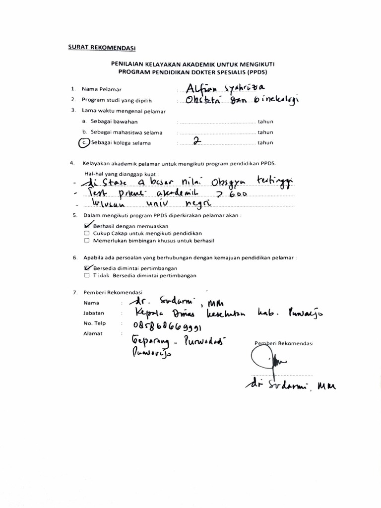 Scan Rekomendasi Gabungan PDF | PDF