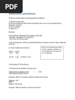 Dopamine Infusion Calculation Guide | PDF