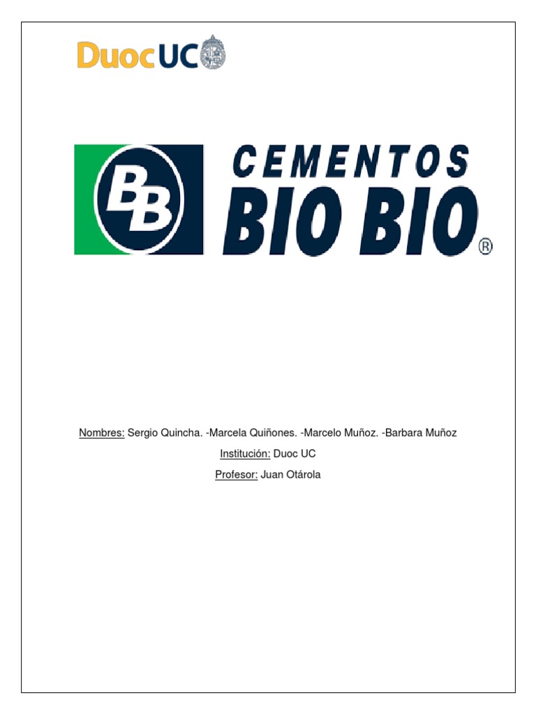 Cementos Bio Bio: Líder en Construcción | PDF | Chile | Hormigón