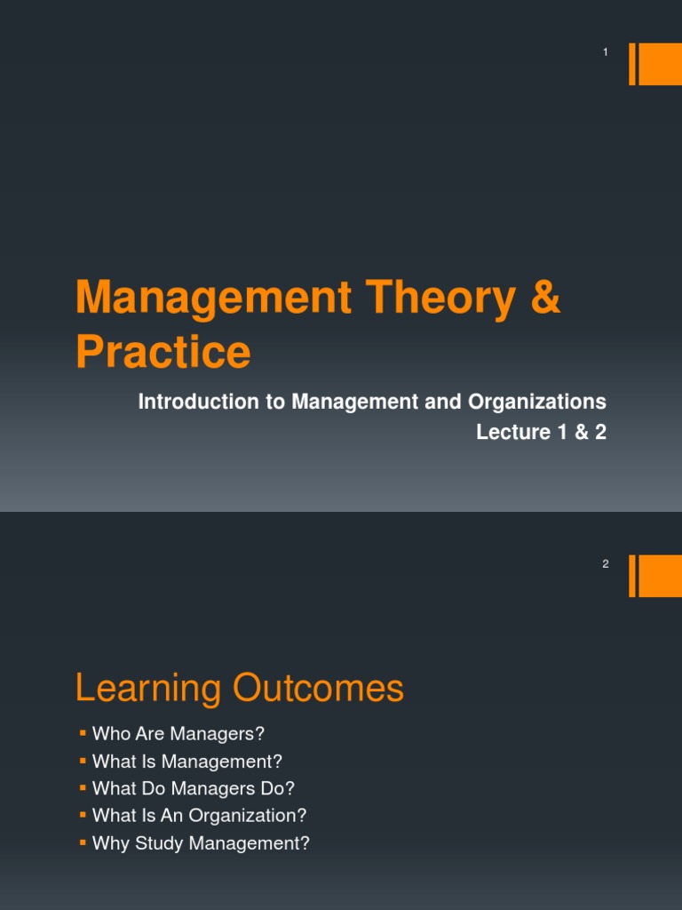 Introduction to Management Roles | PDF | Goal | Emergence