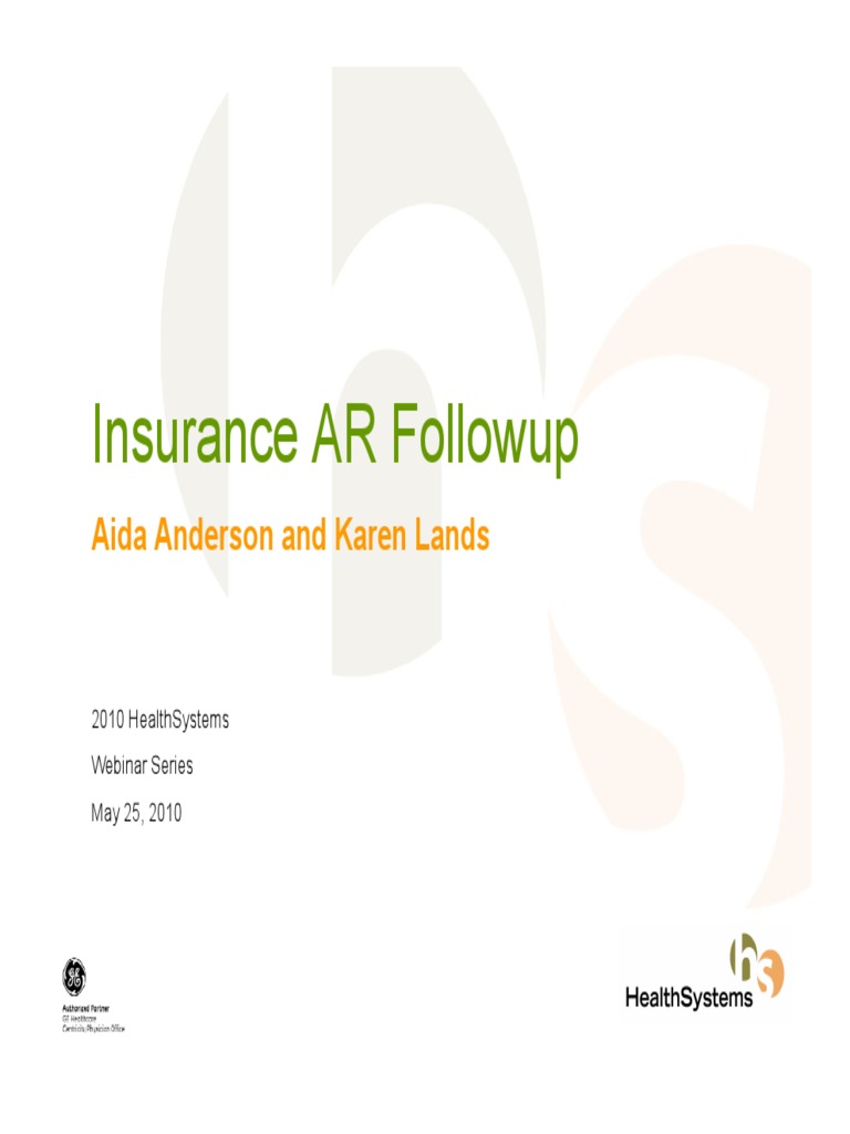 Hs Ins Ar Follow Up II 05252010 | PDF | Invoice | Computing