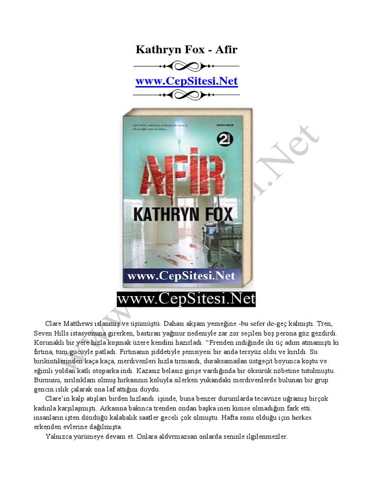Kathryn Fox-Afi̇r PDF | PDF