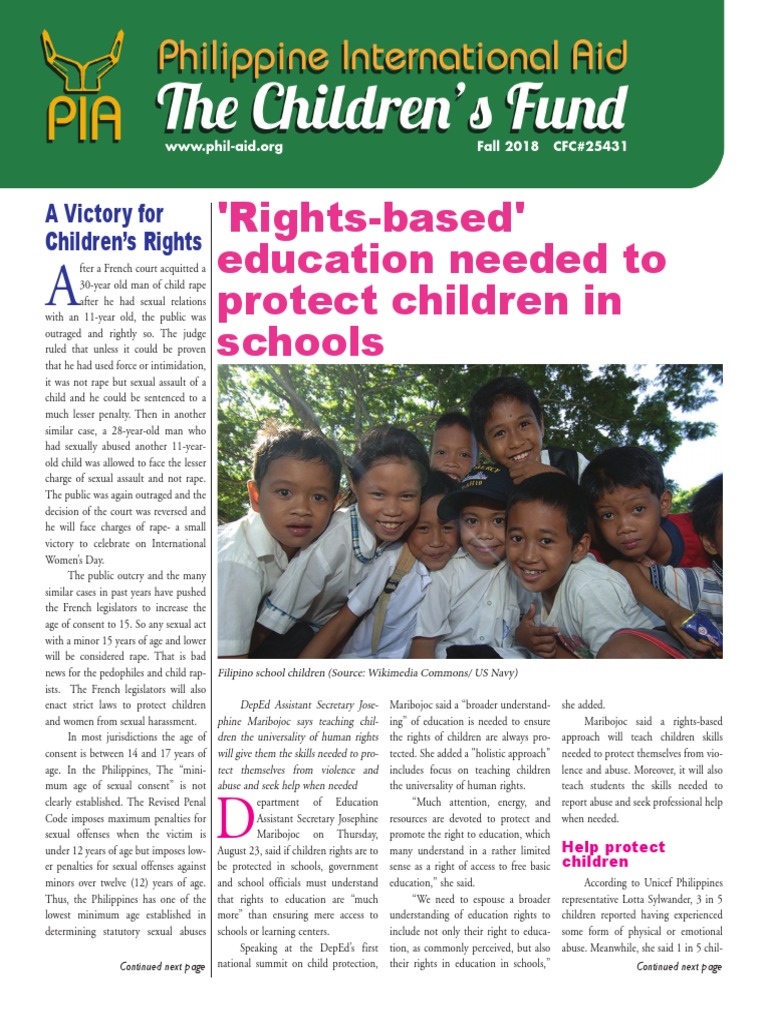 2018 PIA Newsletter | PDF | Child Marriage | Marriage