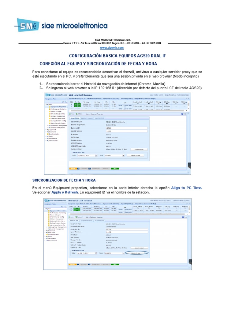 Configuracion Alc 2 Plus Siae | PDF | Estándares informáticos | Red de ...