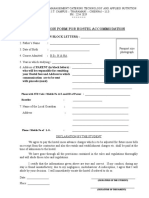 Form C: Arrival Report of Foreigner in Hotel | PDF