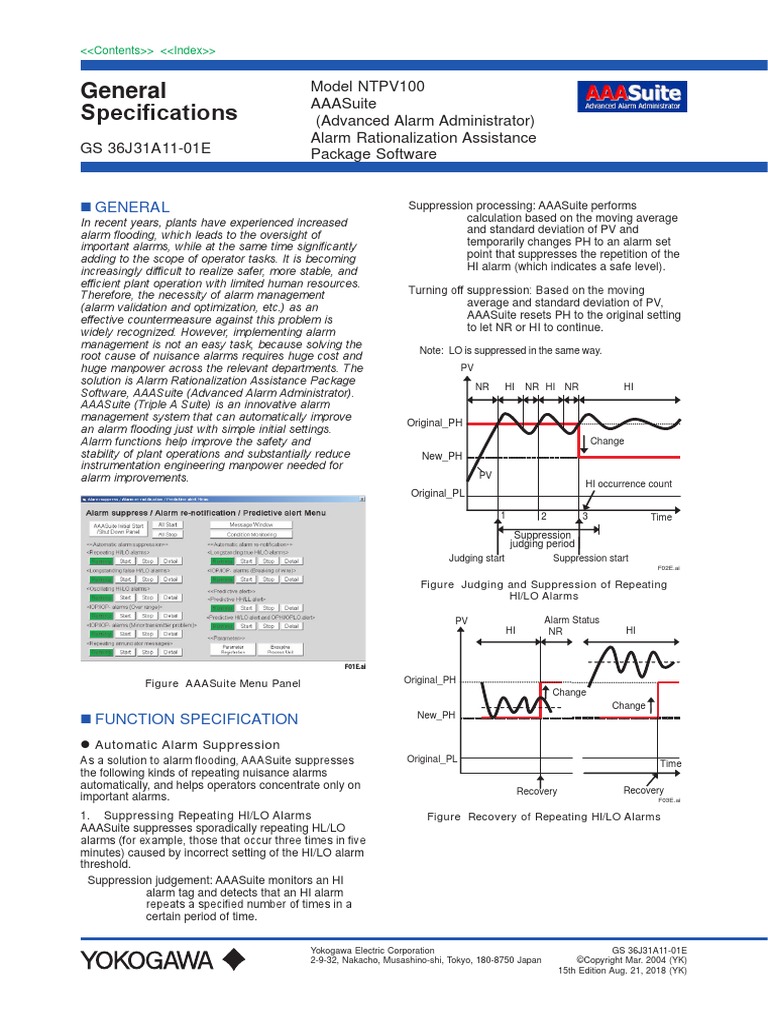 General Specifications: GS 36J31A11-01E | PDF | 64 Bit Computing | Microsoft Windows