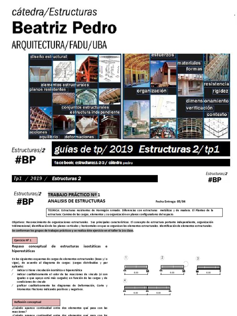 Análisis estructural edificio FADU UBA | PDF | Science | Ciencia y ...