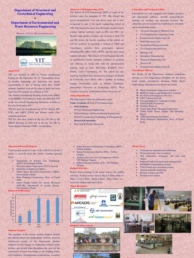 SCE Brochure | PDF | Civil Engineering | Laboratories