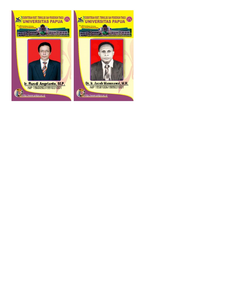 ID Card List for University Faculty | PDF | Science & Mathematics