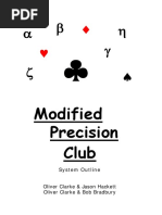 Precision Bidding: One Club Opening | PDF | Contract Bridge | Leisure