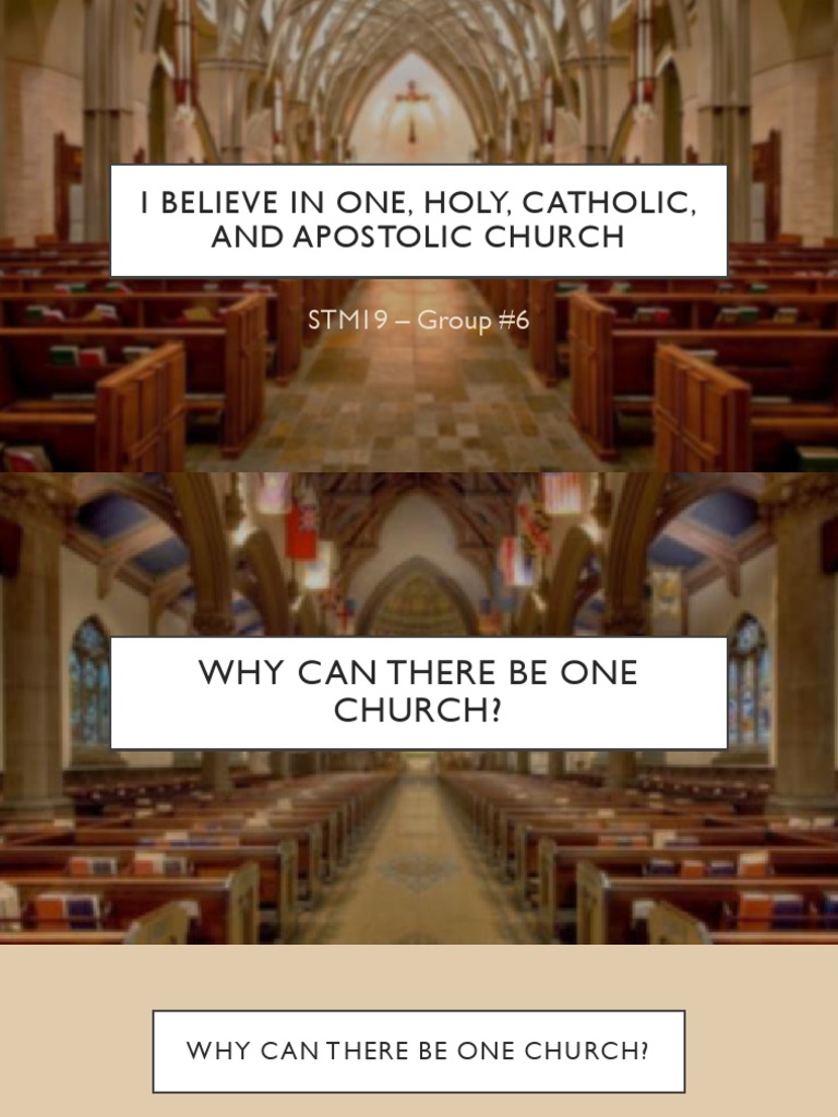 Understanding the Catholic Church's Unity | PDF | Catholic Church | Pope