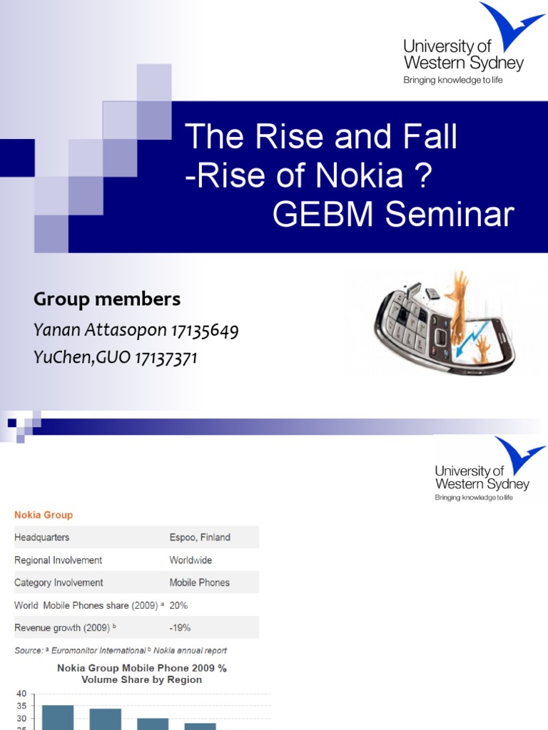 The Rise and Fall Rise of Nokia | PDF | Nokia | Smartphone