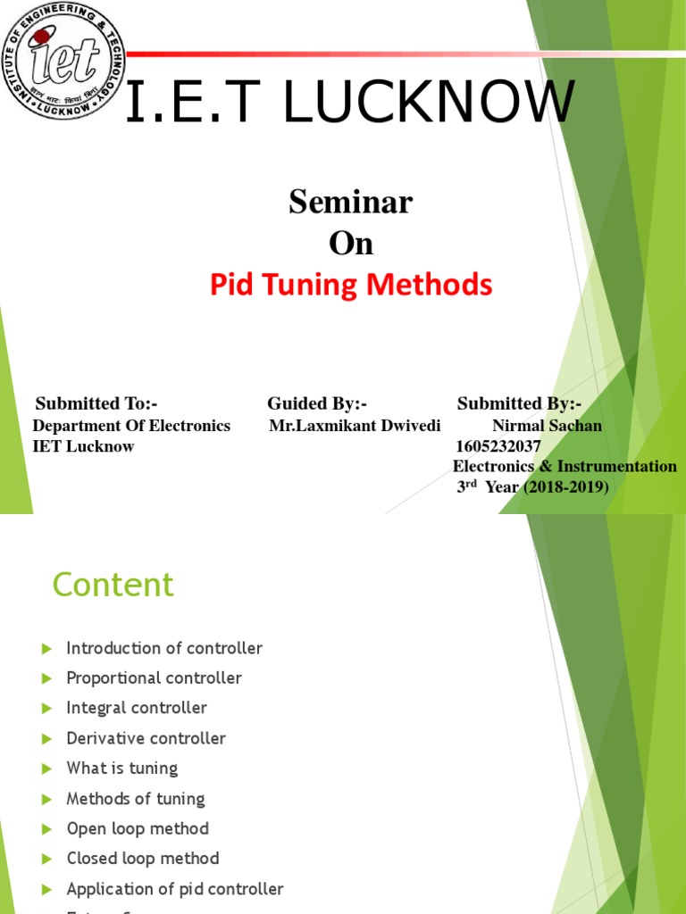 PID Tuning Methods Explained | PDF | Control Engineering | Control Theory