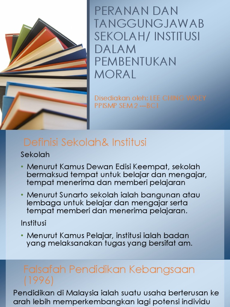 Peranan Dan Tanggungjawab Sekolah | PDF