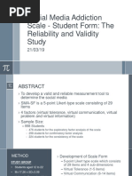 Social Media Use Scale (SMUS) | PDF | Career & Growth | Social Science