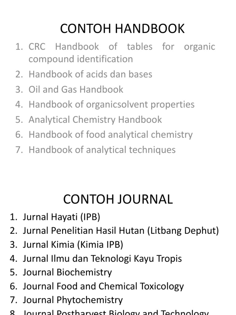 Contoh Handbook