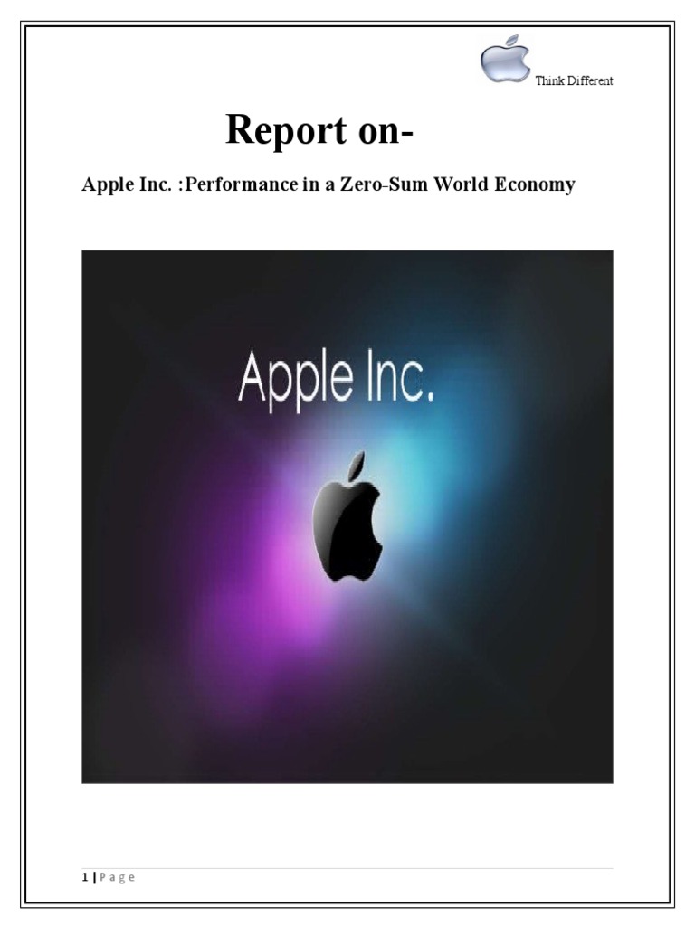 Apple Inc. Performance Analysis Report | PDF | Apple Inc. | Ios