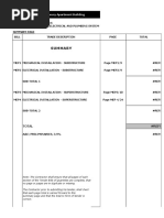 BOQ - Electrical Work | PDF