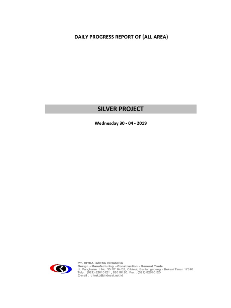 Daily Report Progress 010519 | PDF | Wall | Framing (Construction)