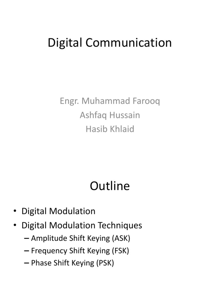 Digital Communication | PDF