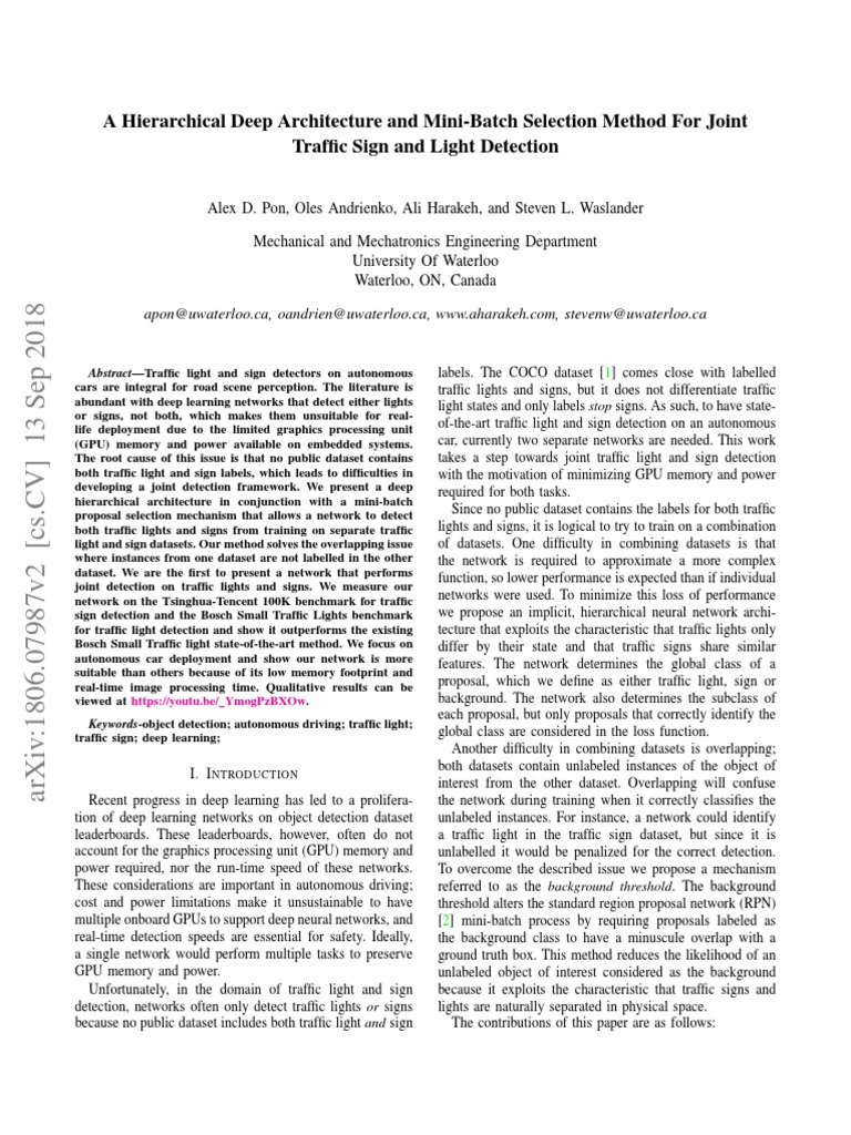 Joint Detection Pdf Deep Learning Artificial Intelligence