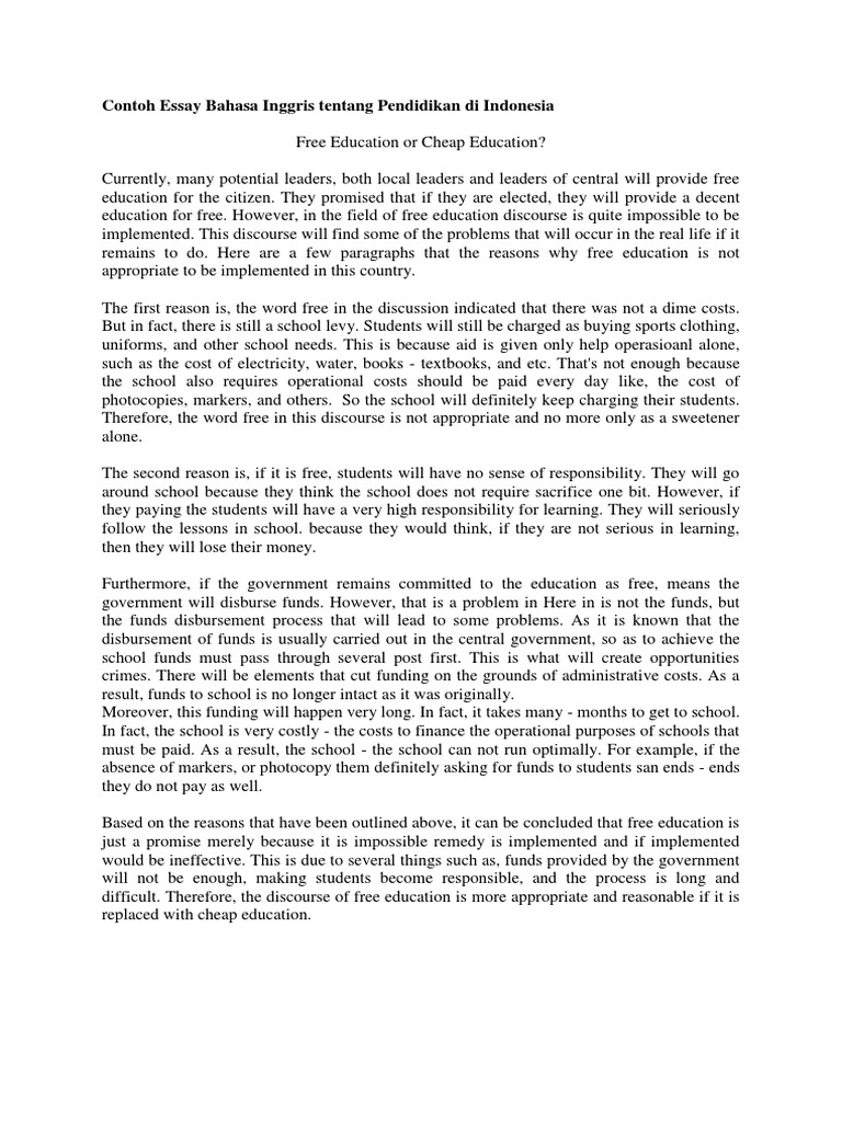 Essay Bahasa Inggris Pdf Epistemology Behavior Modification