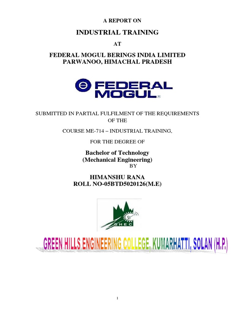 Federal Mogul Group | PDF | Sintering | Bearing (Mechanical)