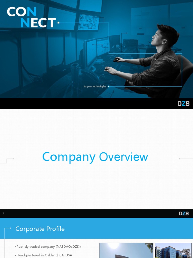 (DZS) Introduction Company & Solutions - 18Q4 | PDF | Fiber To The X ...