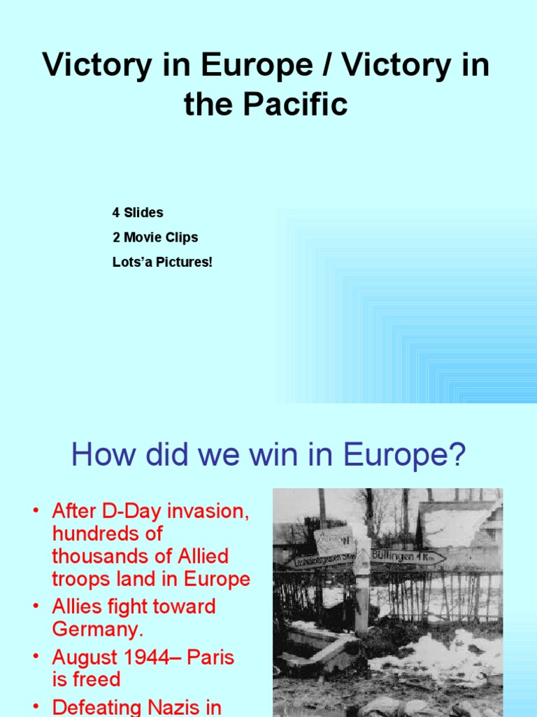Victory in Europe | PDF