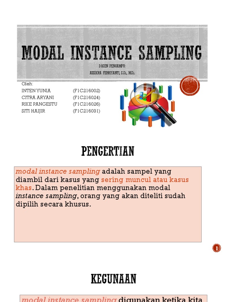 Modal Instance Sampling | PDF
