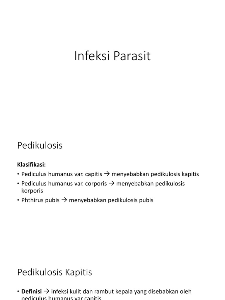 Infeksi Parasit | PDF