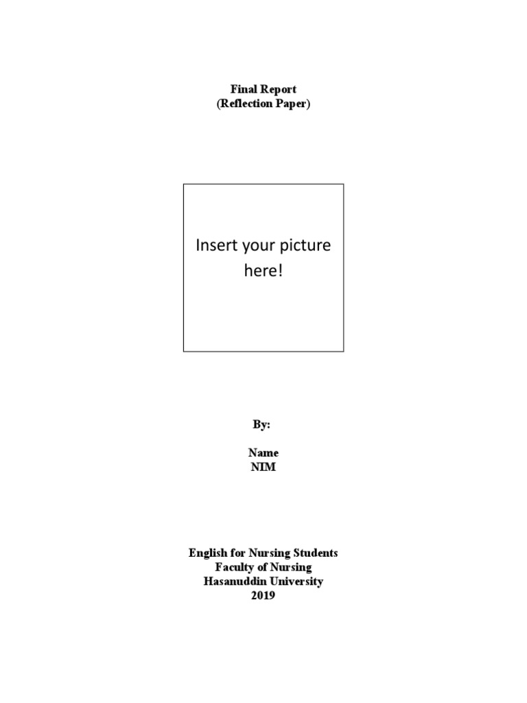 Insert Your Picture Here!: Final Report (Reflection Paper) | PDF