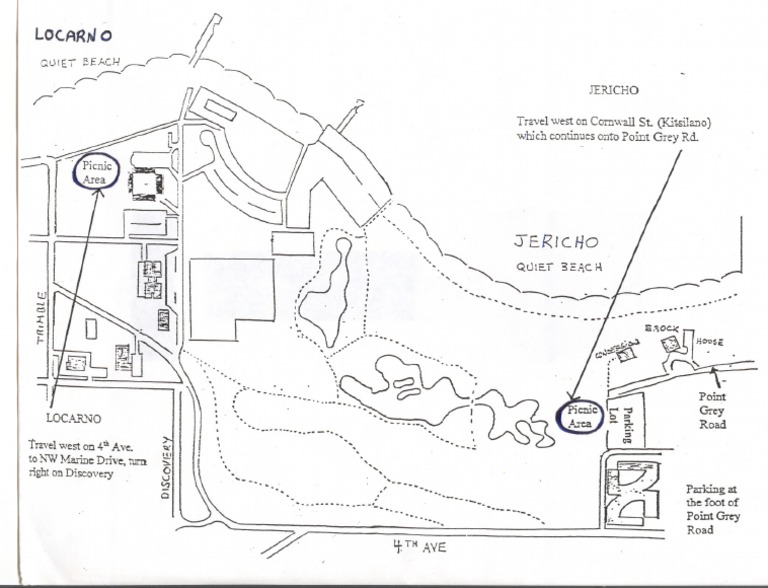 Point Grey Road Travel Directions | PDF