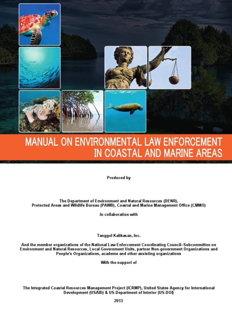 Manual On Environmental Law Enforcement in Coastal and Marin PDF | PDF ...