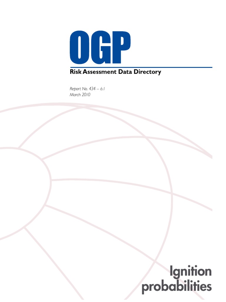 OGP Ignition Probabilities 434-6 | PDF | Liquefied Petroleum Gas ...