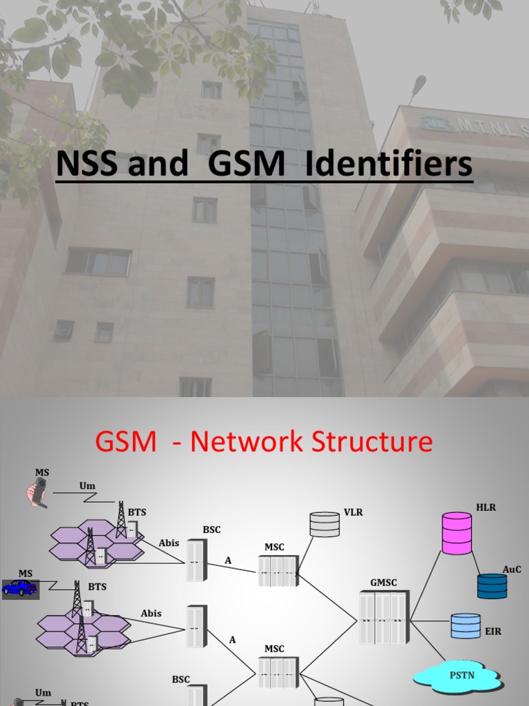 NSS GSM Identifiers | PDF | Telecommunications | Mobile Telecommunications