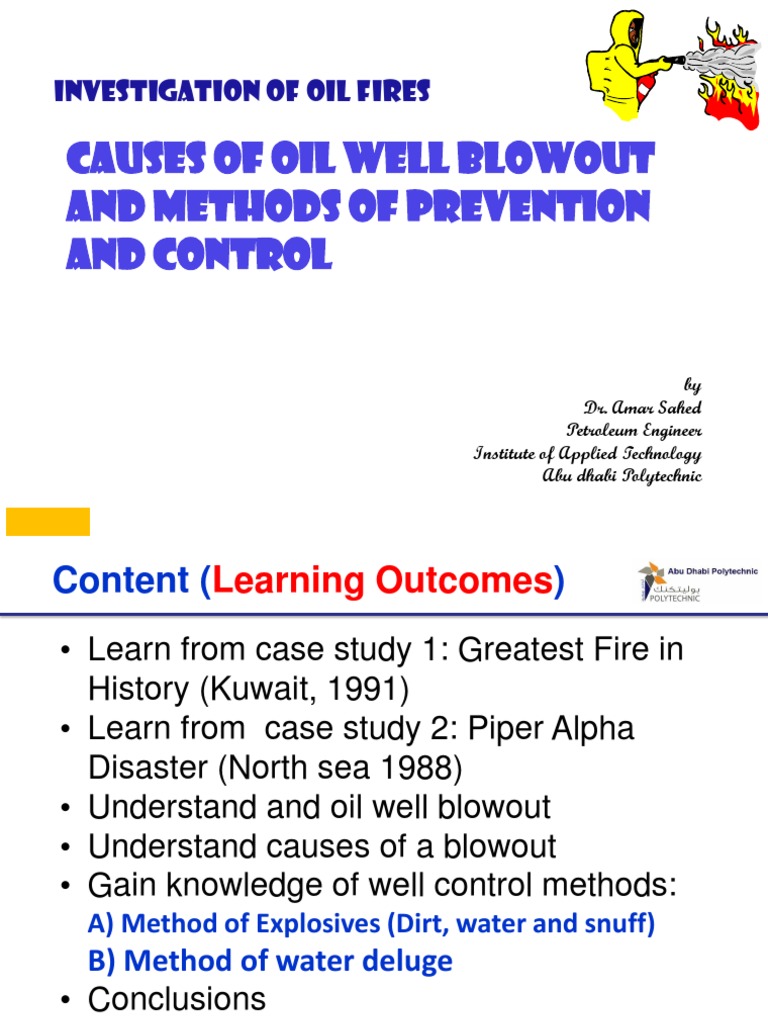 Causes of Oil Well Blowout and Methods of Prevention and Control | PDF ...