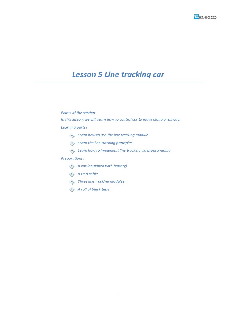 Line tracking car tutorial | PDF | Infrared | Vacuum Tube