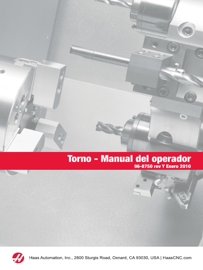 Manualdeltornohaas PDF | PDF | Mecanizado | Control numerico