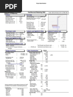 Cantilever Retaining Wall Structural Design Spreadsheet | PDF | Continuum Mechanics | Mechanical ...