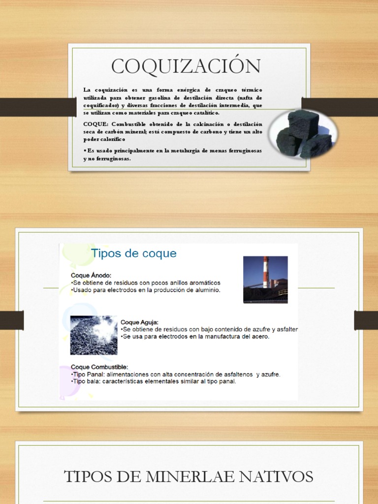 Proceso de coquización: obtención del coque a partir del carbón mineral ...