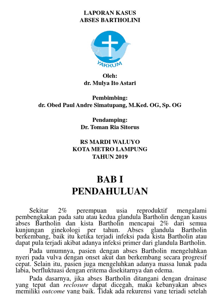 Abses Bartolini | PDF