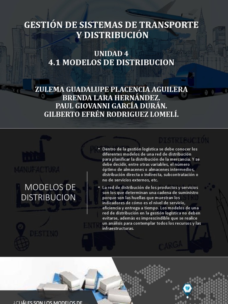 Modelos de Distribucion | PDF | Logística | Outsourcing